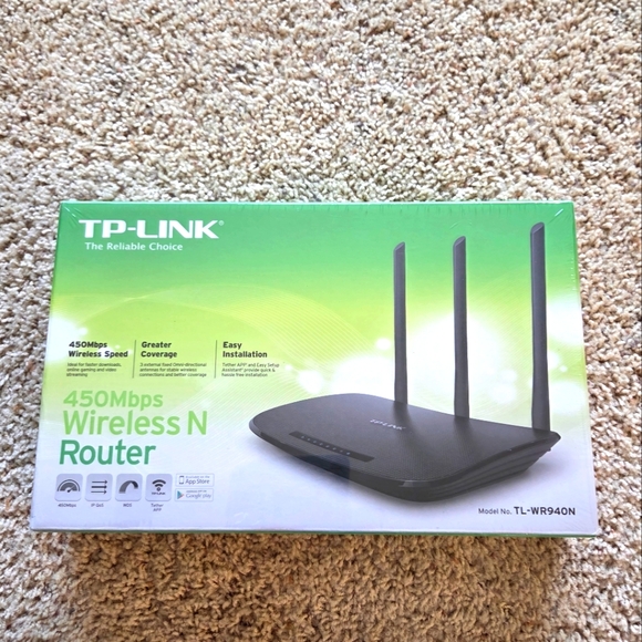 TP-Link | Networking | Tplink 45 Mbps Wireless N Router | Poshmark